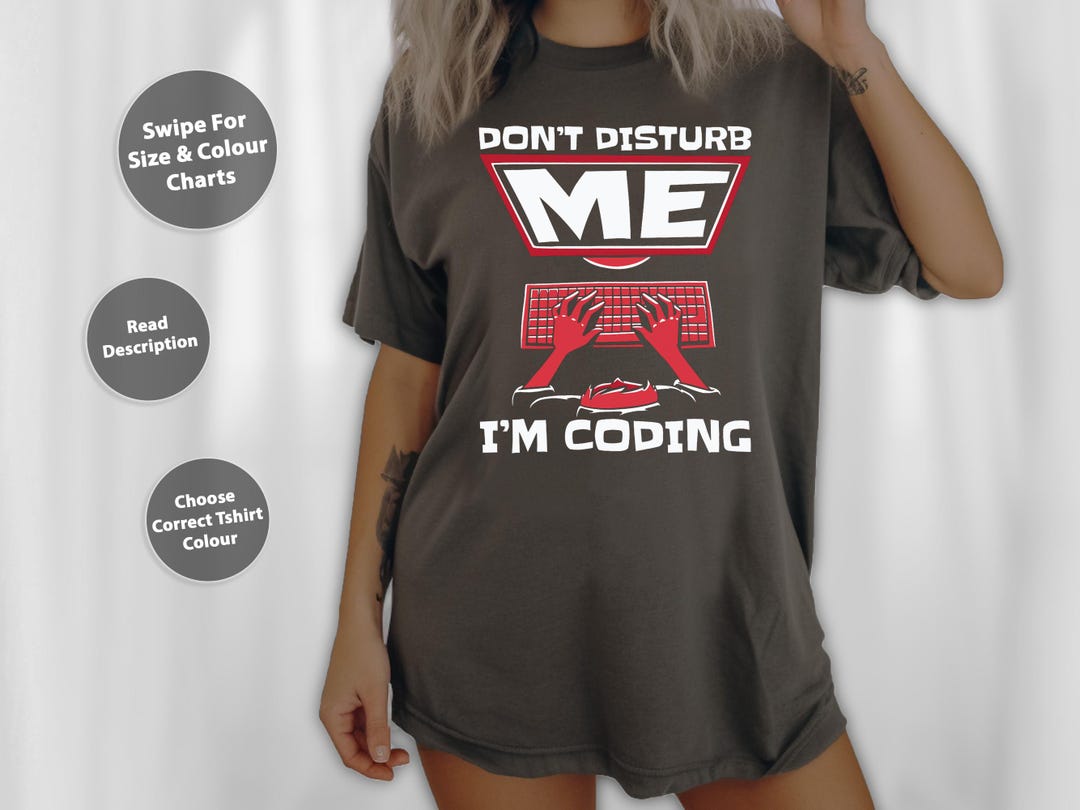 Don't Disturb Me I'm Coding Full Stack Software Developer T-shirt, Sweatshirt, Hoodie, Tote Bag ...