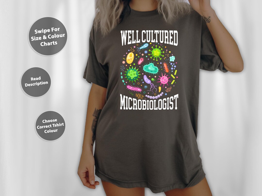 Well Cultured Microbiologist Science Microbiology Scientist T-shirt ...