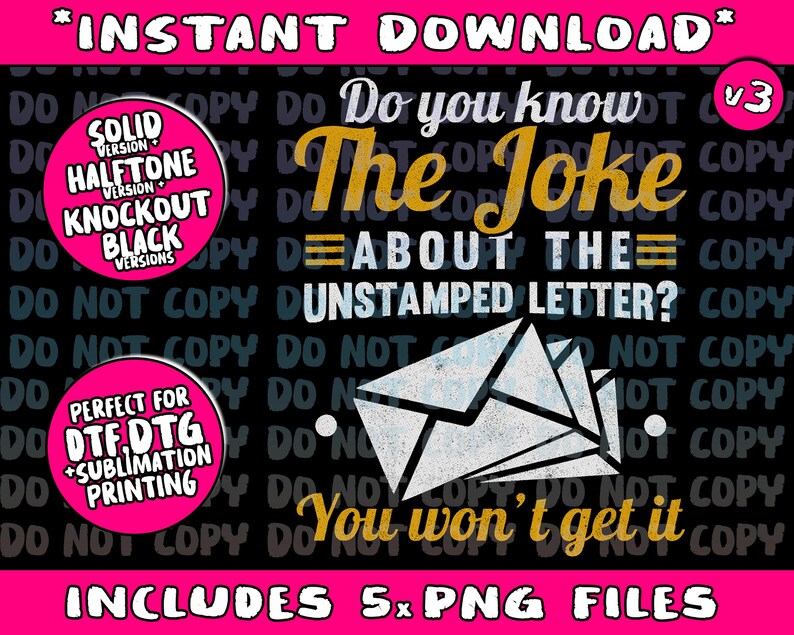 Mail Carrier Joke Unstamped Letter Postal Worker Mailman Png Bundle ...