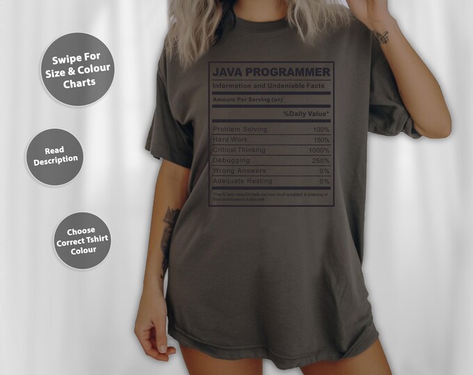 Java Programming Shirt Java Success Algorithm Funny Java Programming Shirt Java Developer T