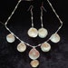 Jingle Shell Pendant Necklace With Matching Earrings - Etsy