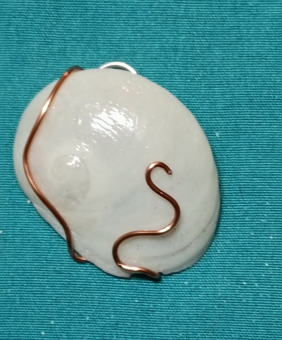 Baby's Ear Shell Pendant Wrapped in Wire. - Etsy