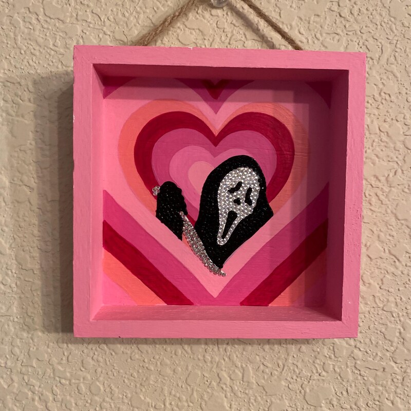 Bedazzled Scream Mask - Etsy