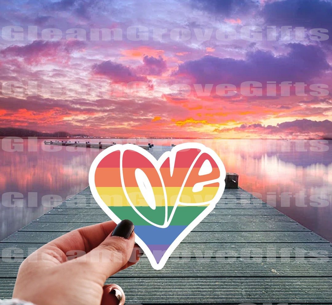 Pride LGBT Sticker, Lgbtq Sticker, Pride Laptop Sticker, Gay Sticker ...