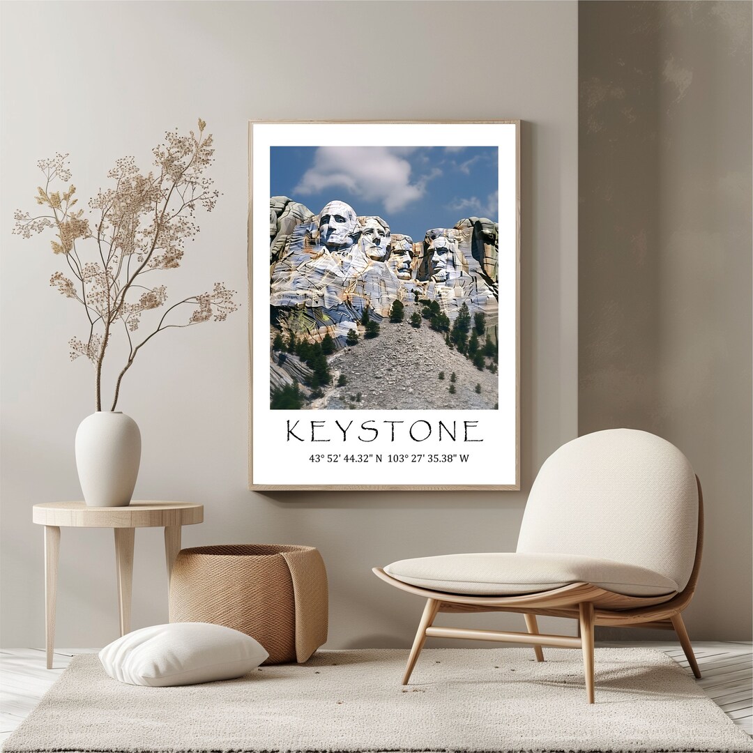 Mount Rushmore Keystone America Wall Art Wall Hanging Decoration USA ...