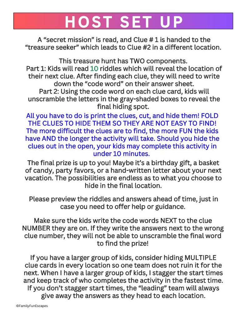 Missing Rhyming Words Scavenger Hunt | Classroom Game, Ages 6-10 ...