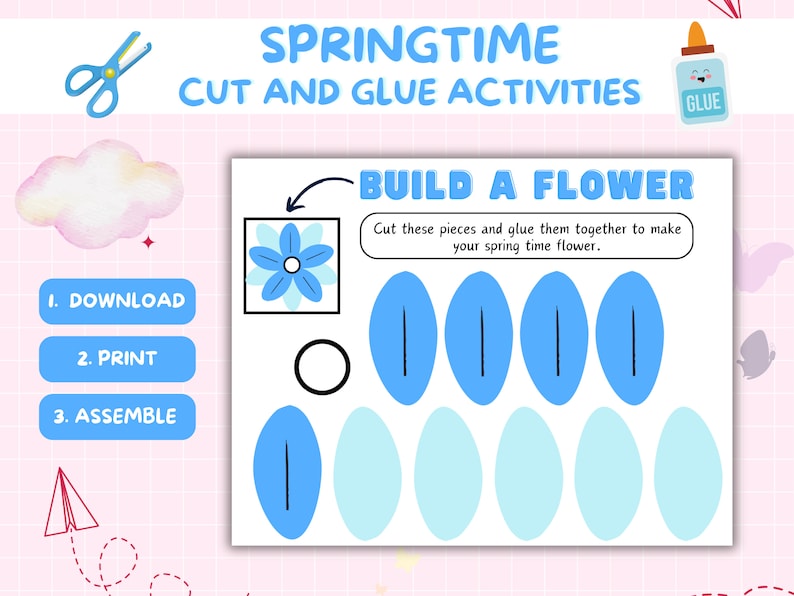 Build a Flower Craft - Etsy