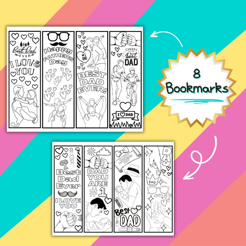 Father's Day Activity Bundle: Printable Coloring Pages & Coupons ...