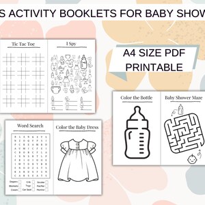 Fun Kids Activities for Baby Showers | Printable Games and Crafts ...