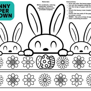 Easter Kid Crafts | Color and Cut Activities | Easter Bookmarks to ...