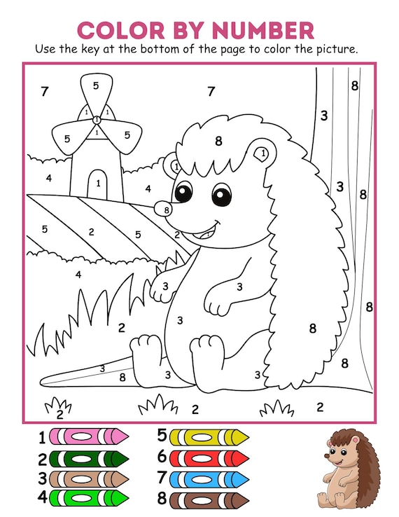 Dibujos De Primavera Para Colorear Por Números Primavera