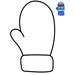 Winter Mittens Craft: DIY Cut & Assemble Activity (digital Download) - Etsy