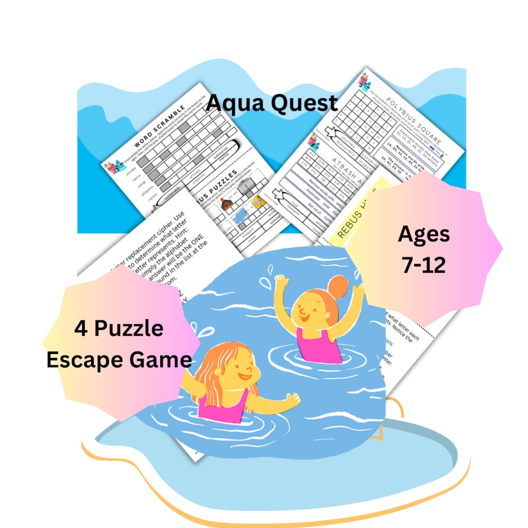Aqua Quest Mini Escape Game |A Splashing Pool Party Escape | Family ...