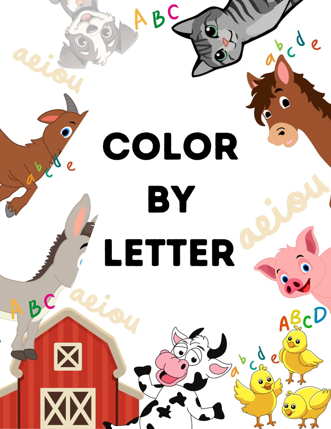 Color by Letter | Fun Alphabet Learning Activity | Digital Download ...