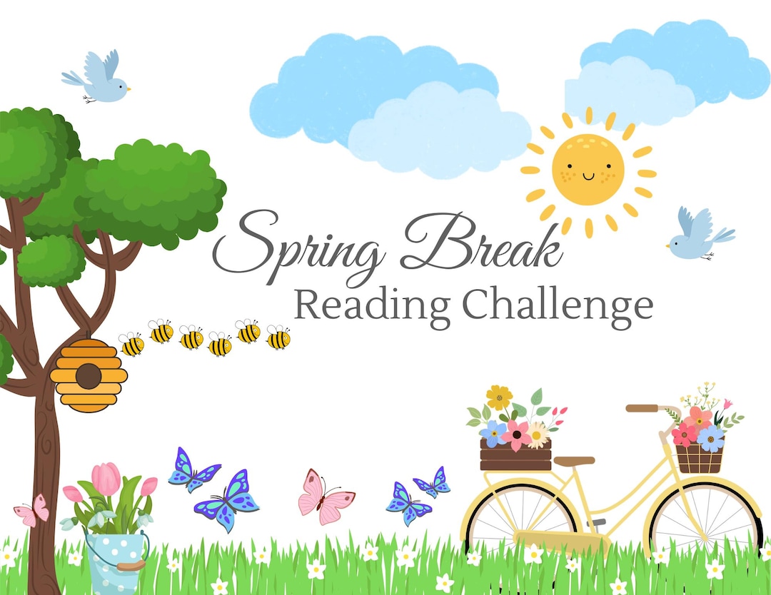 Spring Break Reading Challenge | Fun Spring-themed Book Challenge and ...