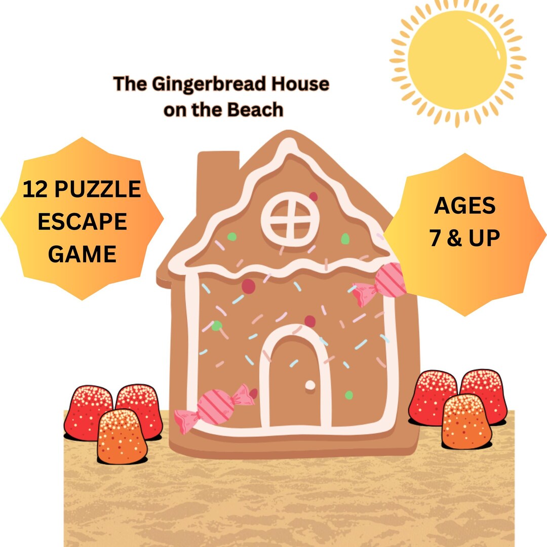 The Gingerbread House Mystery Escape Game | Ages 7+ | 12 Puzzles | 60 ...