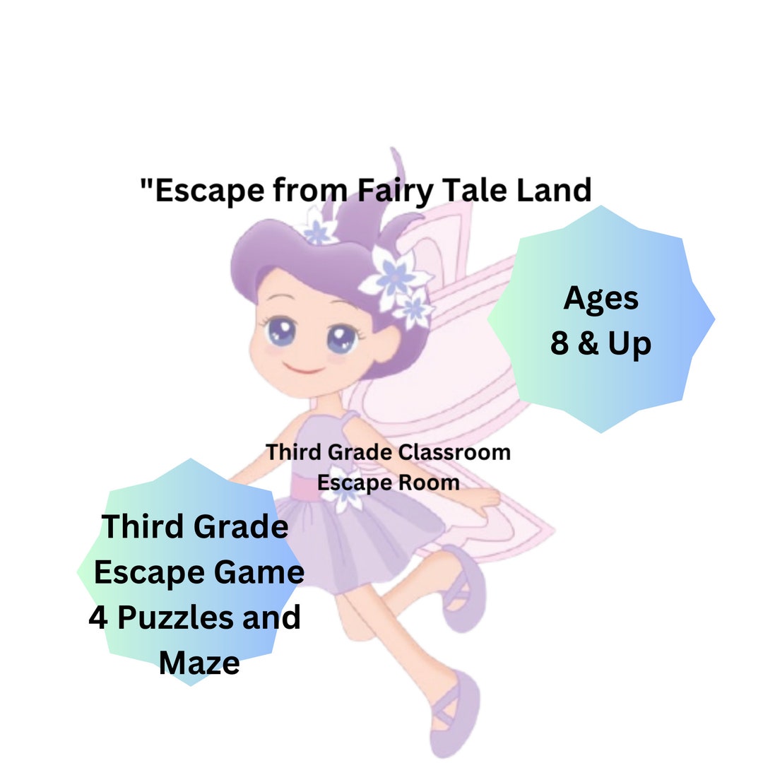 Escape From Fairy Tale Land | 3rd Grade Mini Escape Game | 5 Puzzles ...