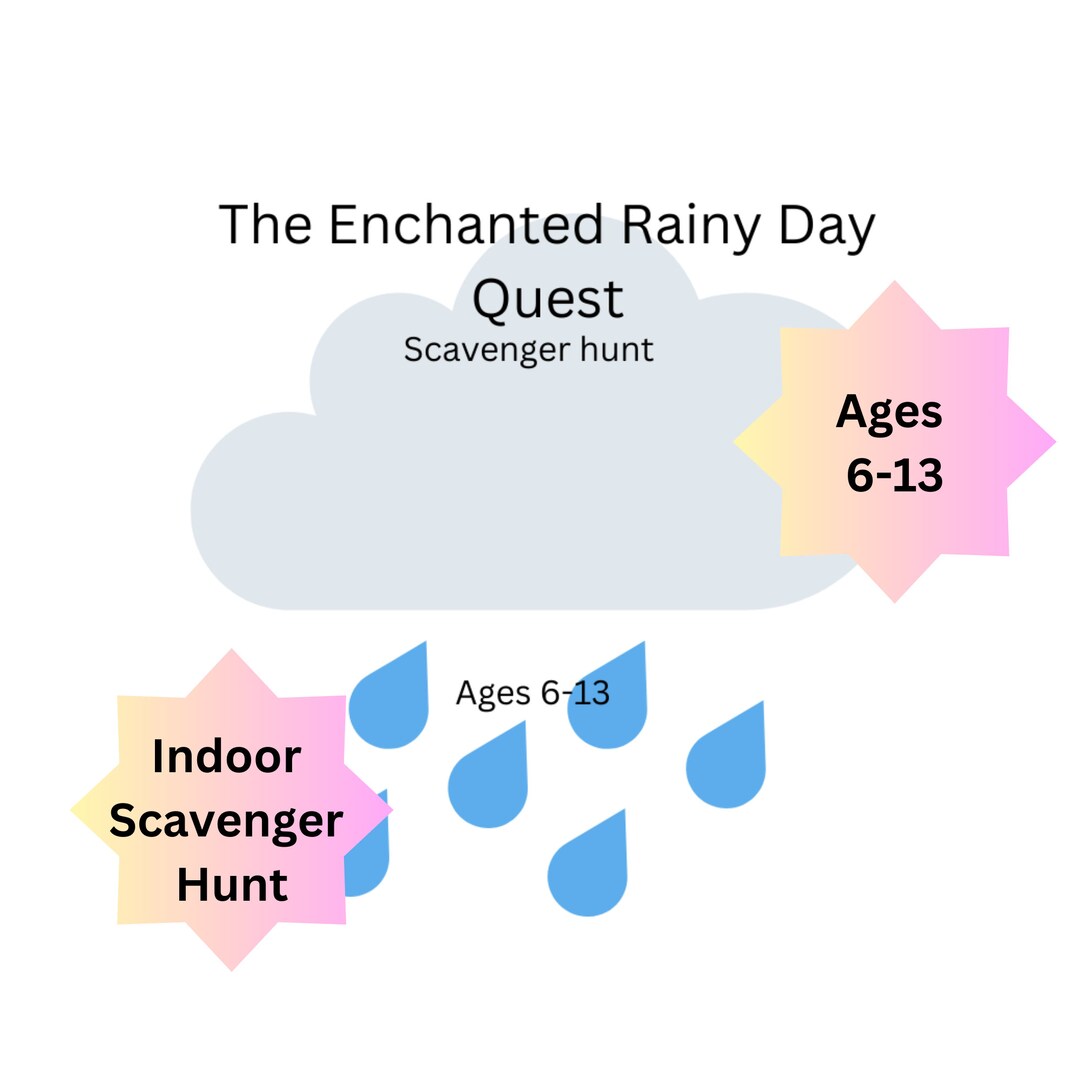 Enchanted Rainy Day Indoor Scavenger Hunt: Family Fun (PDF Pattern) - Etsy