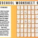 Preschool Learning Worksheets: Fun Early Learning Activities (PDF) - Etsy
