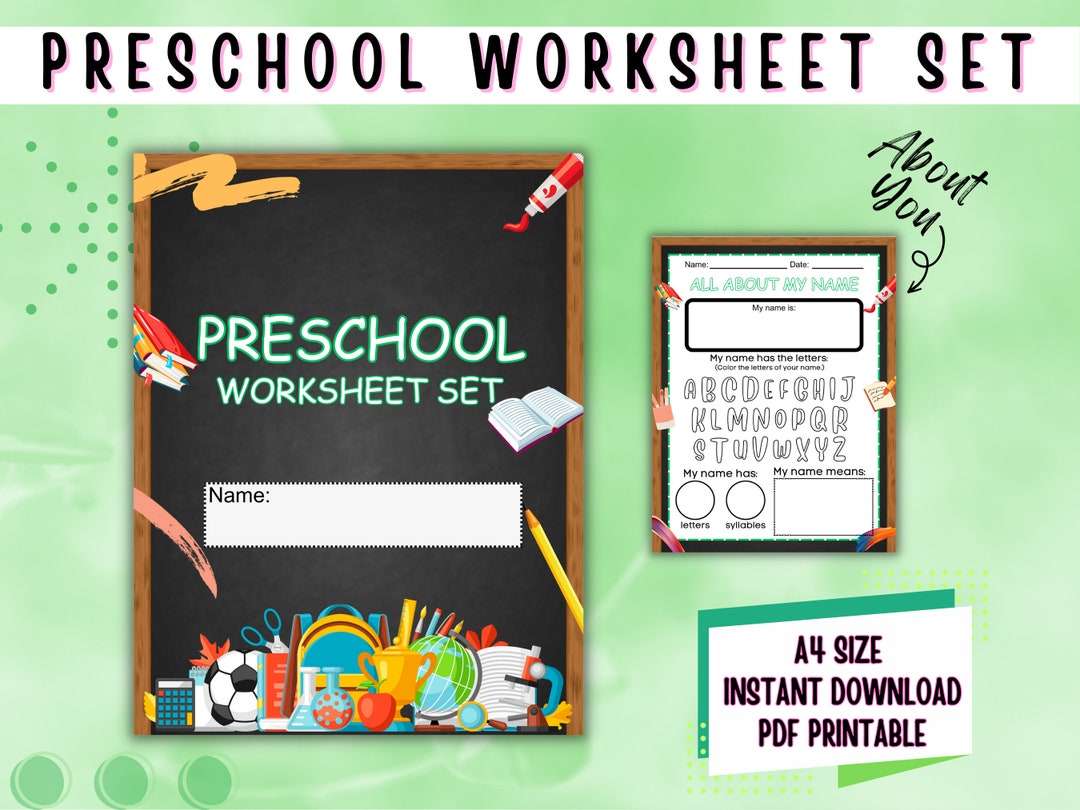 Preschool Learning Worksheets: Fun Early Learning Activities (PDF ...