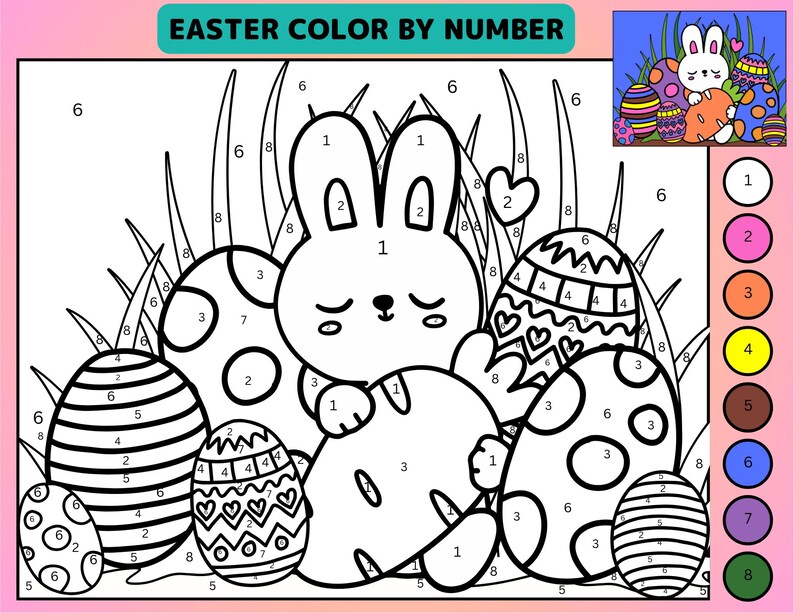 Easter Kid Crafts | Color and Cut Activities | Easter Bookmarks to ...