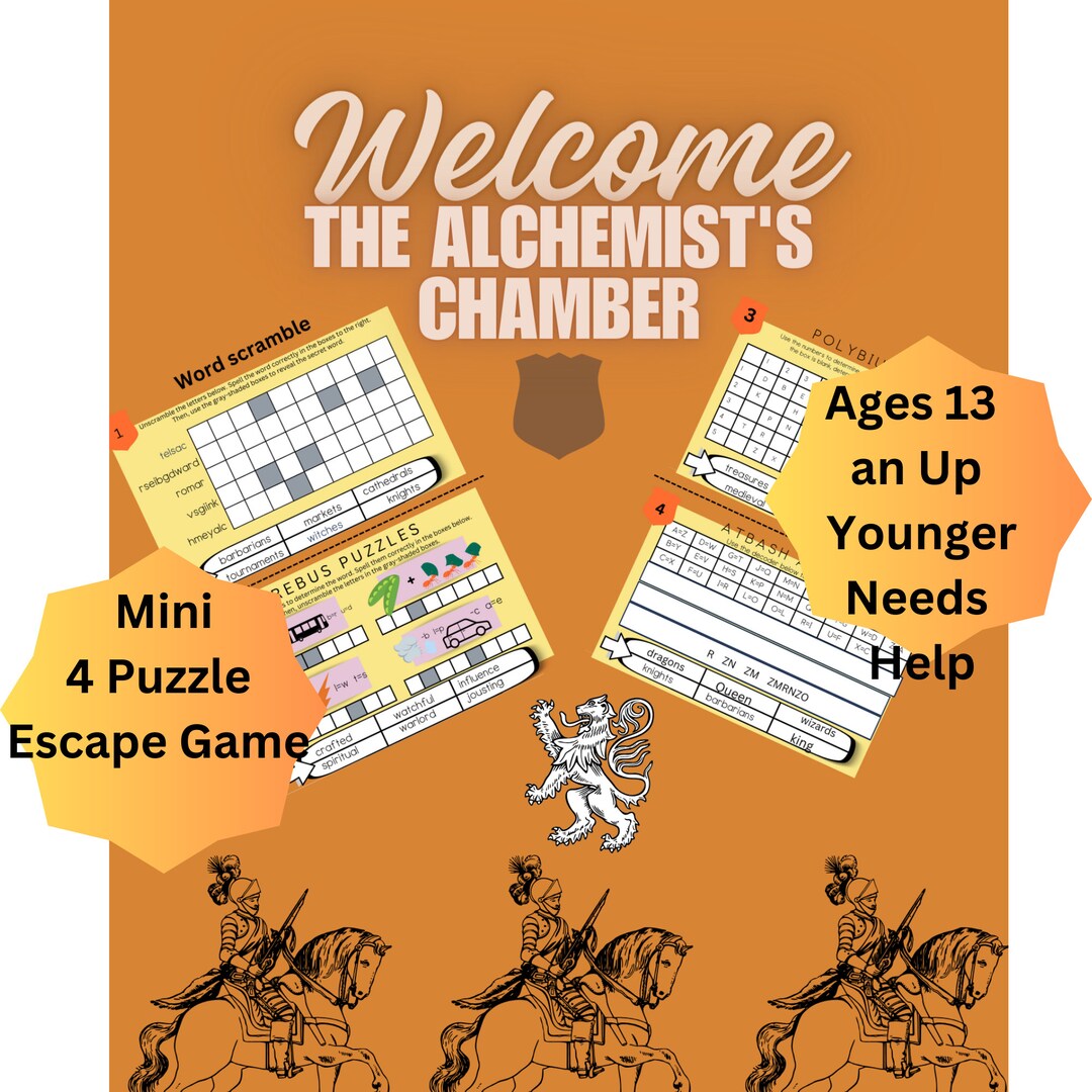 Alchemist's Chambers Escape Room | Digital Download With 10 Puzzles ...