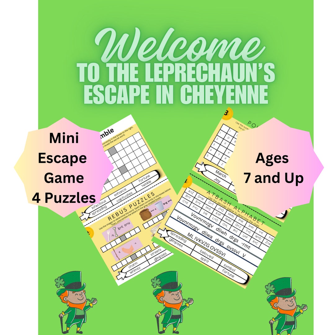 Saint Patrick's Day Escape Room the Leprechaun's Escape in Cheyenne ...