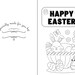 20 Printable Easter Coloring Cards - Digital Download - Fun Easter ...
