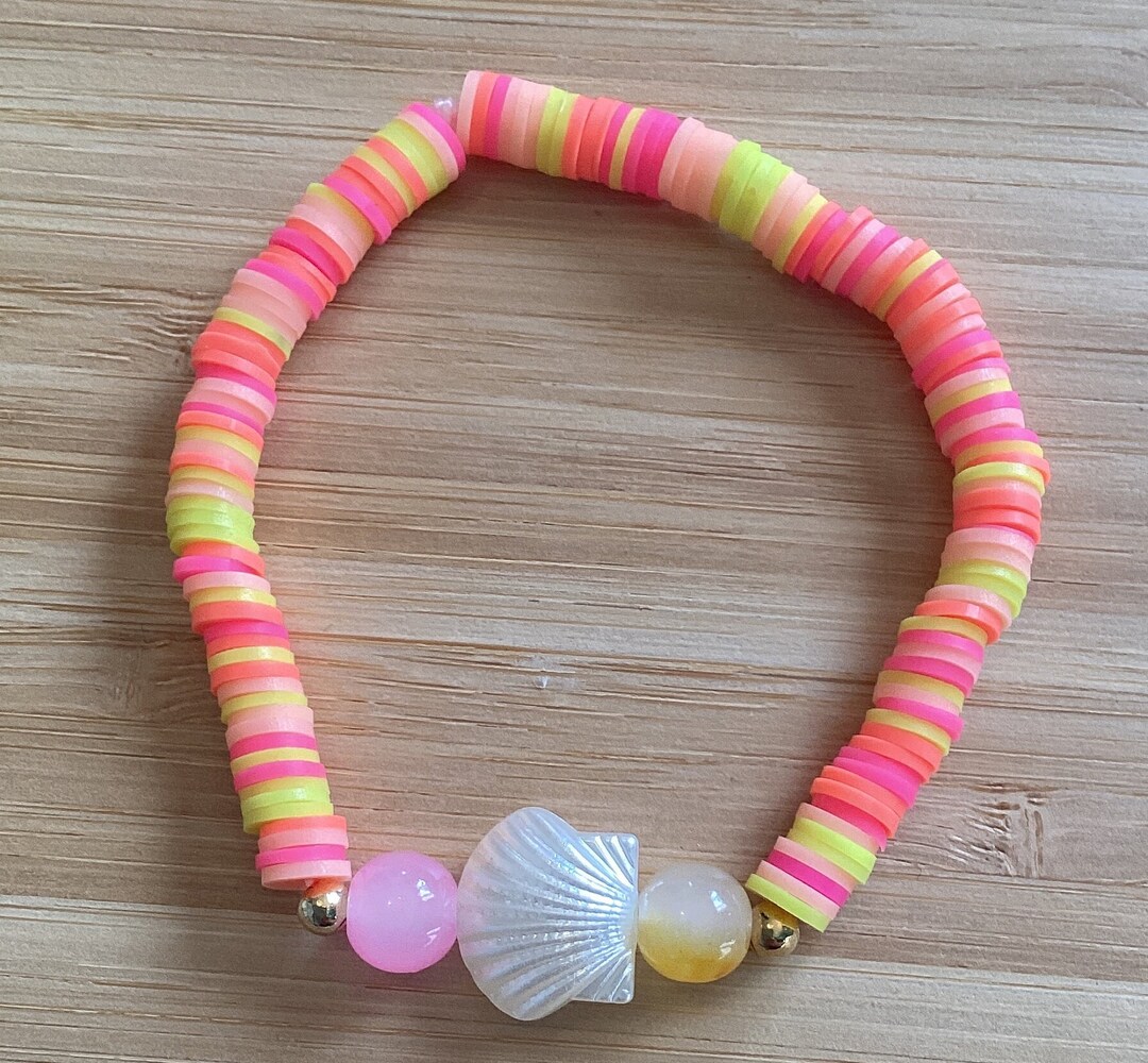 Neon Shell Braclet - Etsy