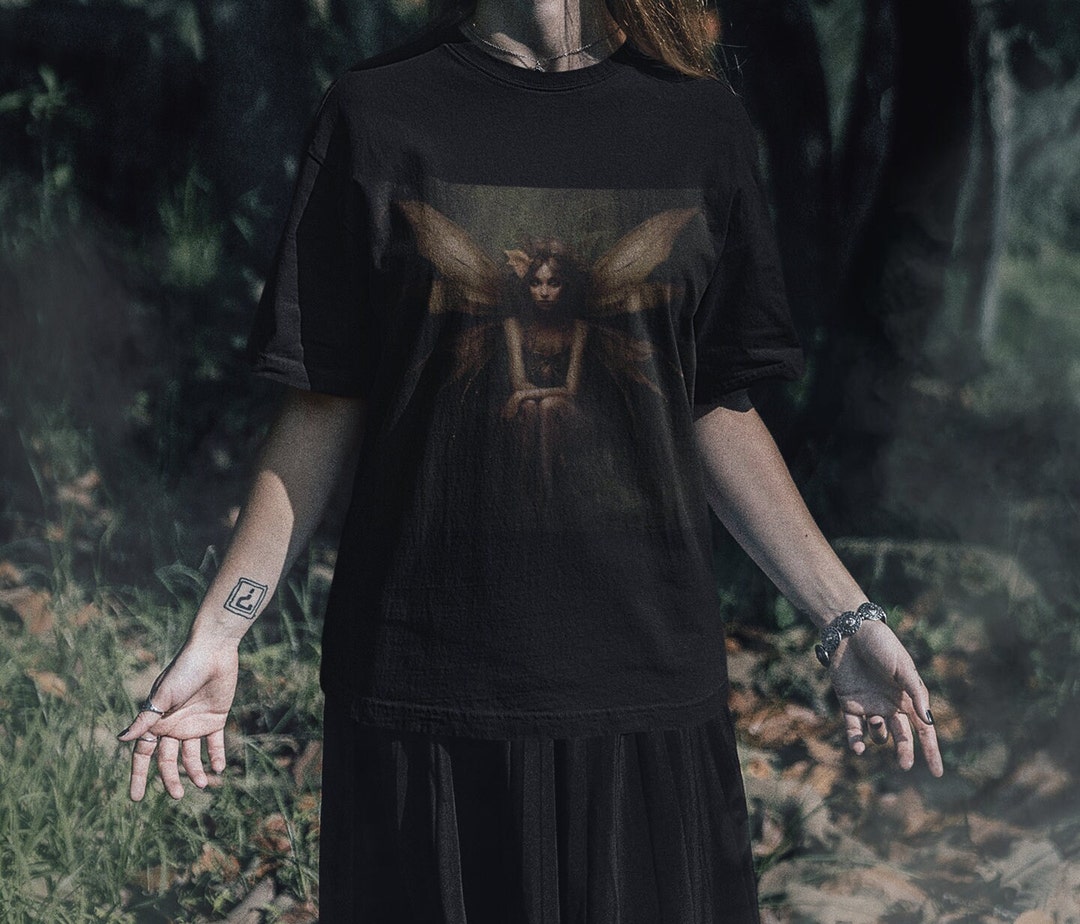 Whimsigoth Spider Fairycore Graphic Tee Forrest Nymph Earthy Spiritual ...
