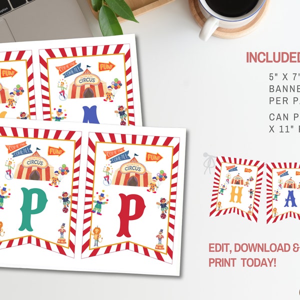 Circus Banner - Etsy