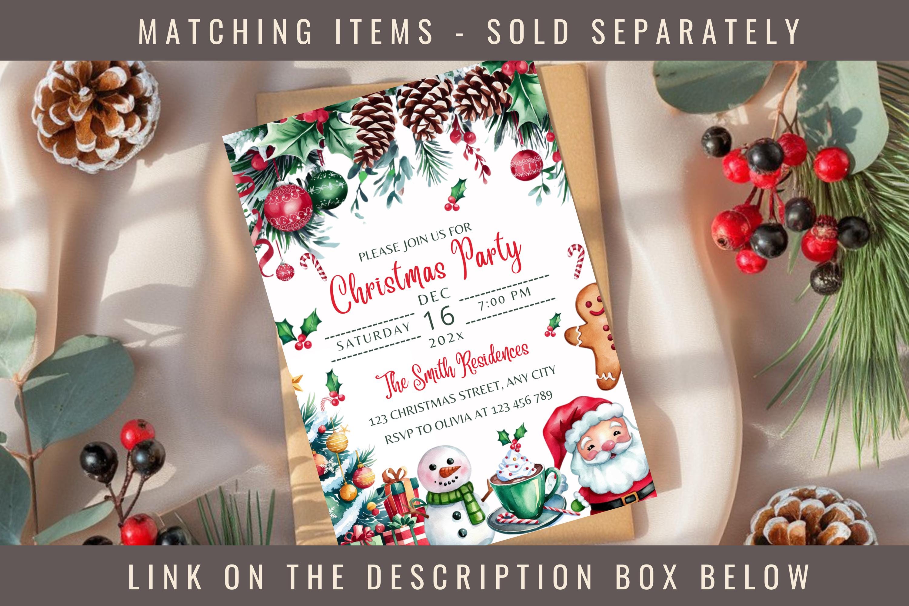 Christmas Potluck Sign up Sheet Template, Printable Christmas Potluck ...