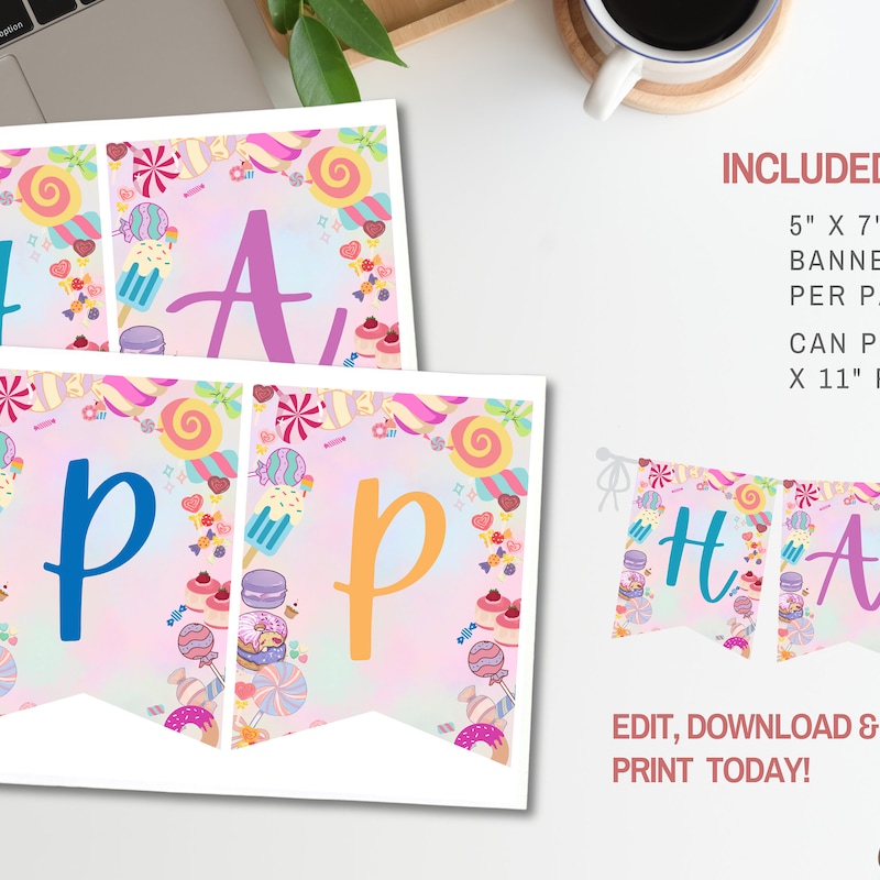 Candyland Banner - Etsy