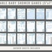Editable Blue Bear Baby Shower Games Bundle, Blue Bear Boy Baby Shower ...