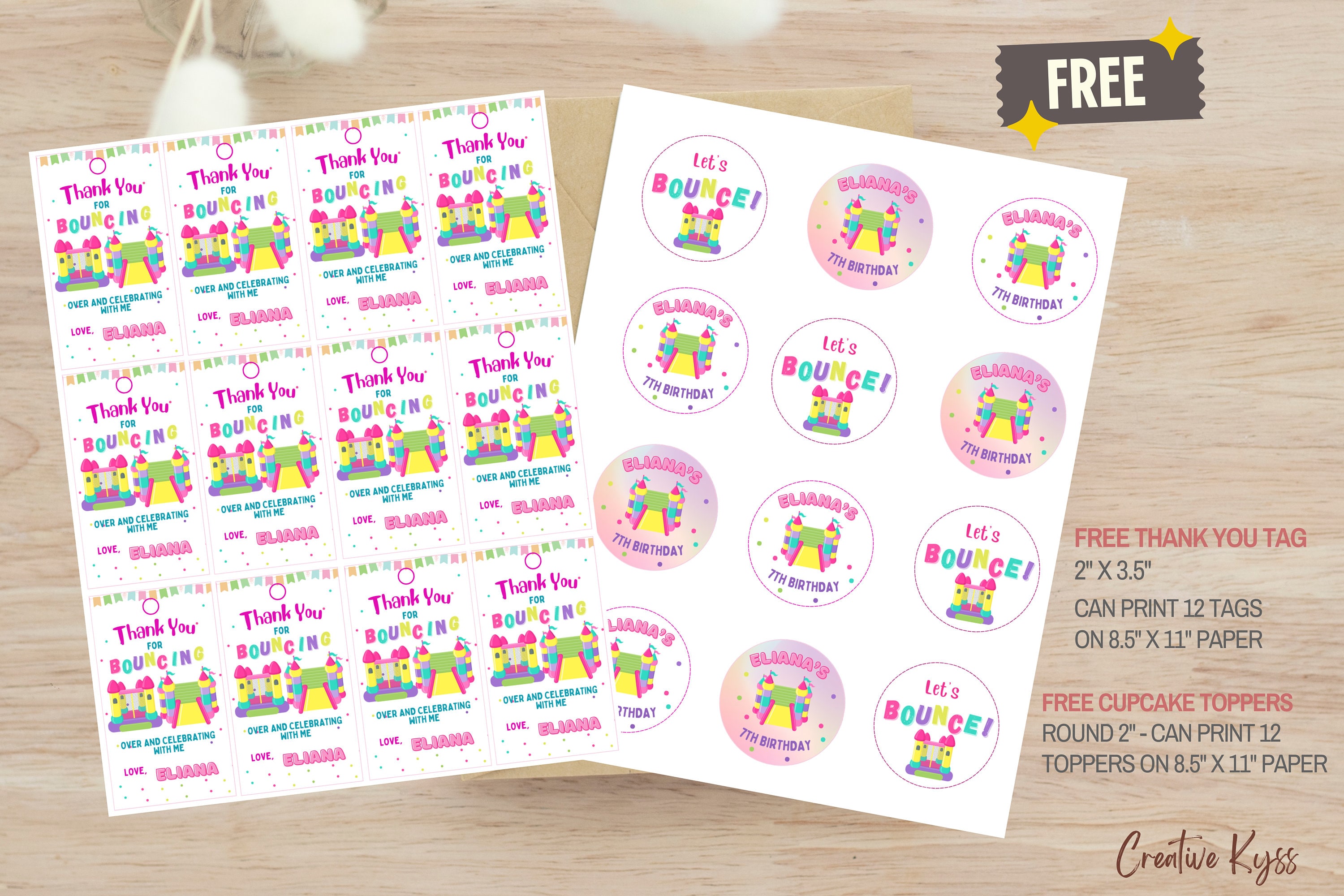 Bounce House Birthday Party Invitation Template, Bounce House Birthday ...