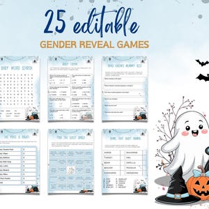 Halloween Baby Shower Games Template, A Little Boo Boy Baby Shower ...