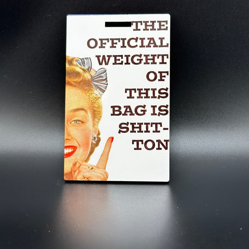 Funny Luggage Tags - Etsy