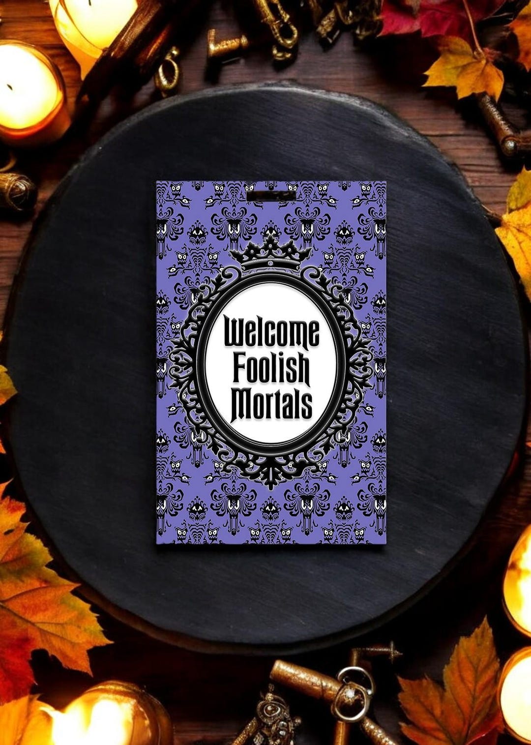 Personalized Haunted Mansion-inspired Luggage Tag - Double Sided! - Etsy