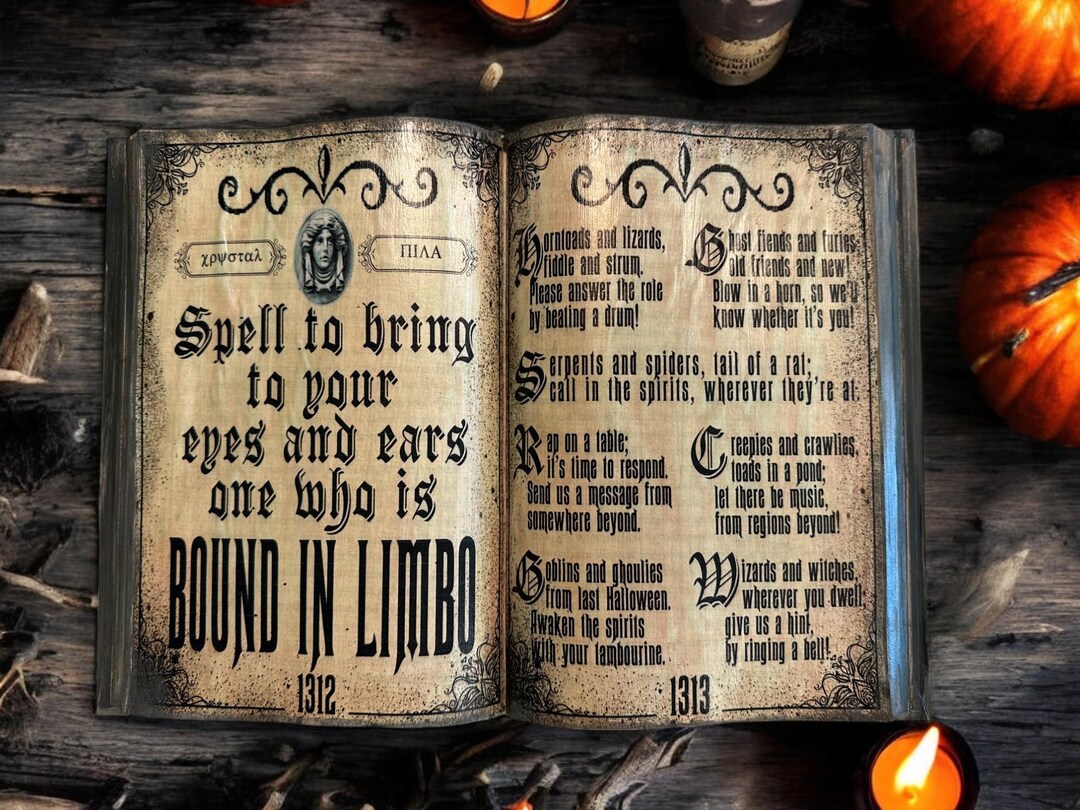 Madame Leota-inspired Spell Book - Etsy