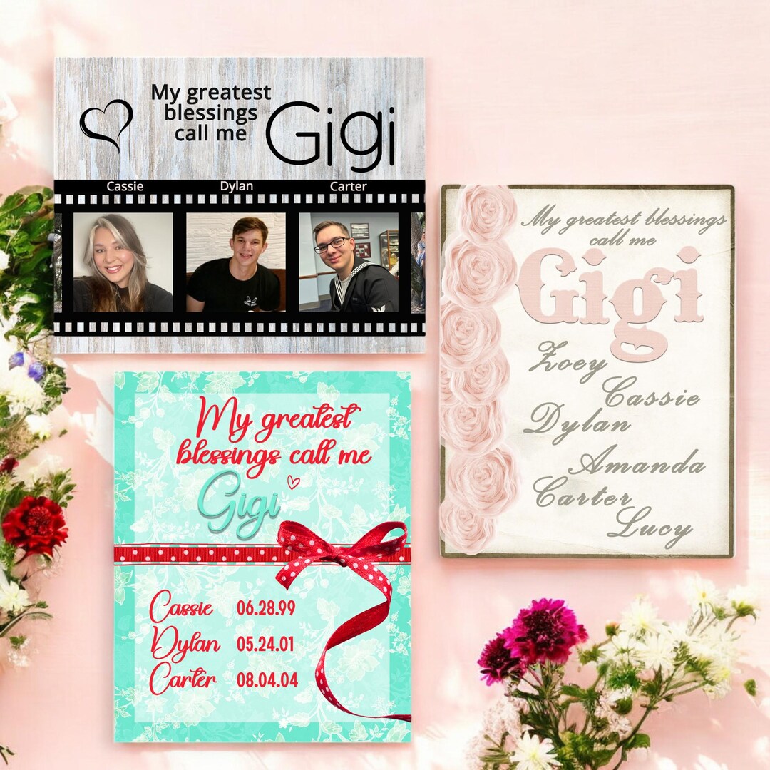 Customized Metal Sign for Gigi - Etsy