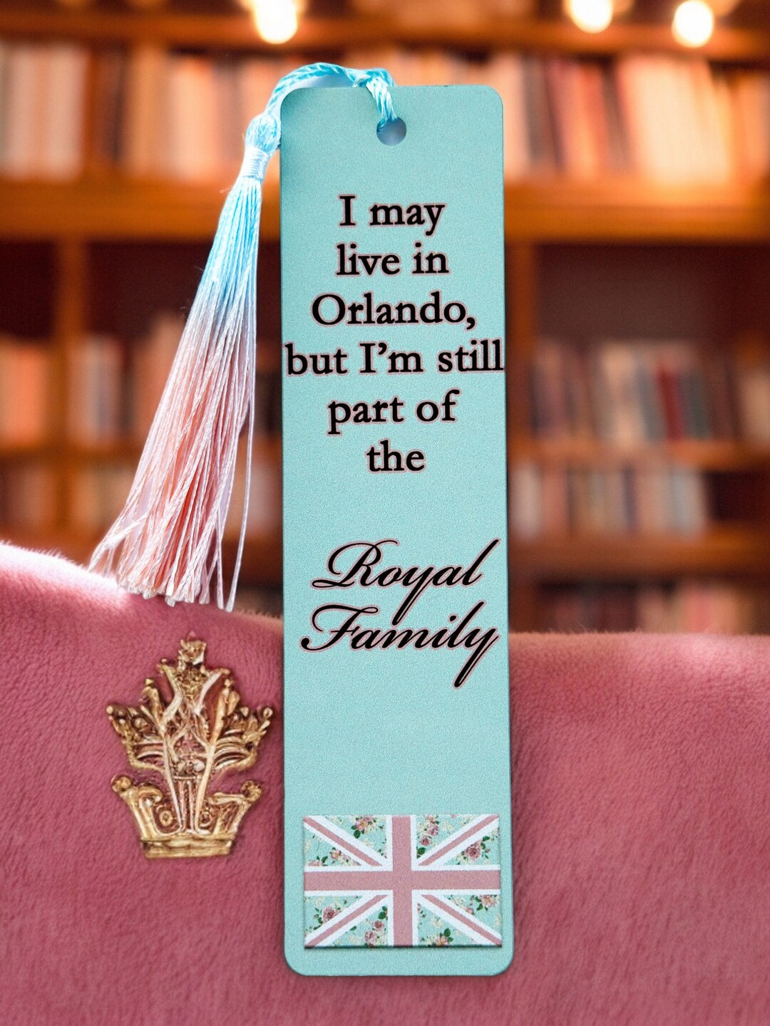 Customize Your City / Royal Family Metal Bookmark - Etsy