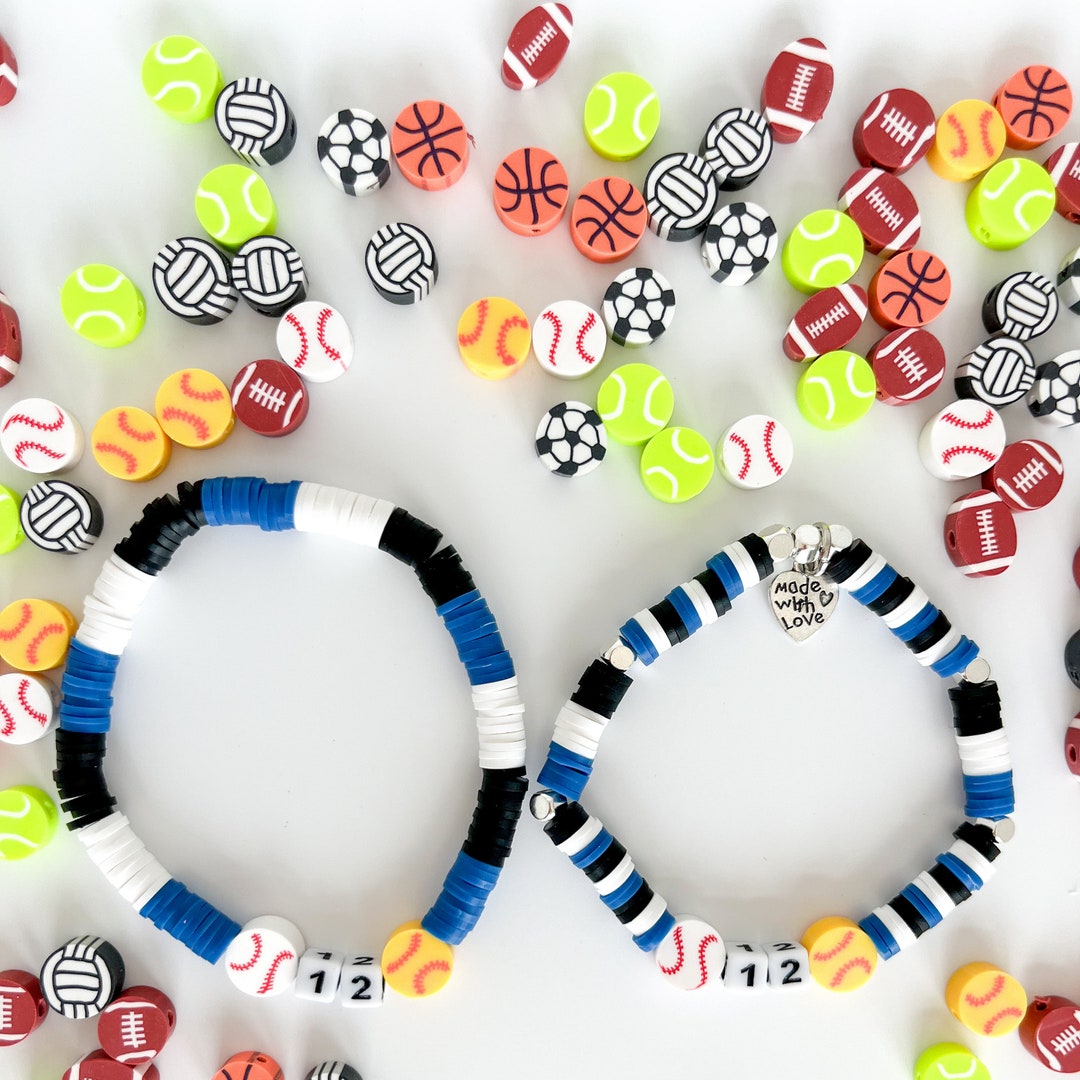Personalized Sports Bracelet With Number, Sports Bracelet, Stretch ...