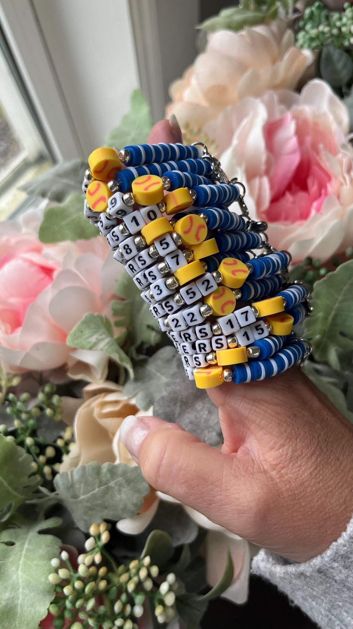 Team Stretch Bracelets/sports Bracelets for Whole Team/custom Team ...