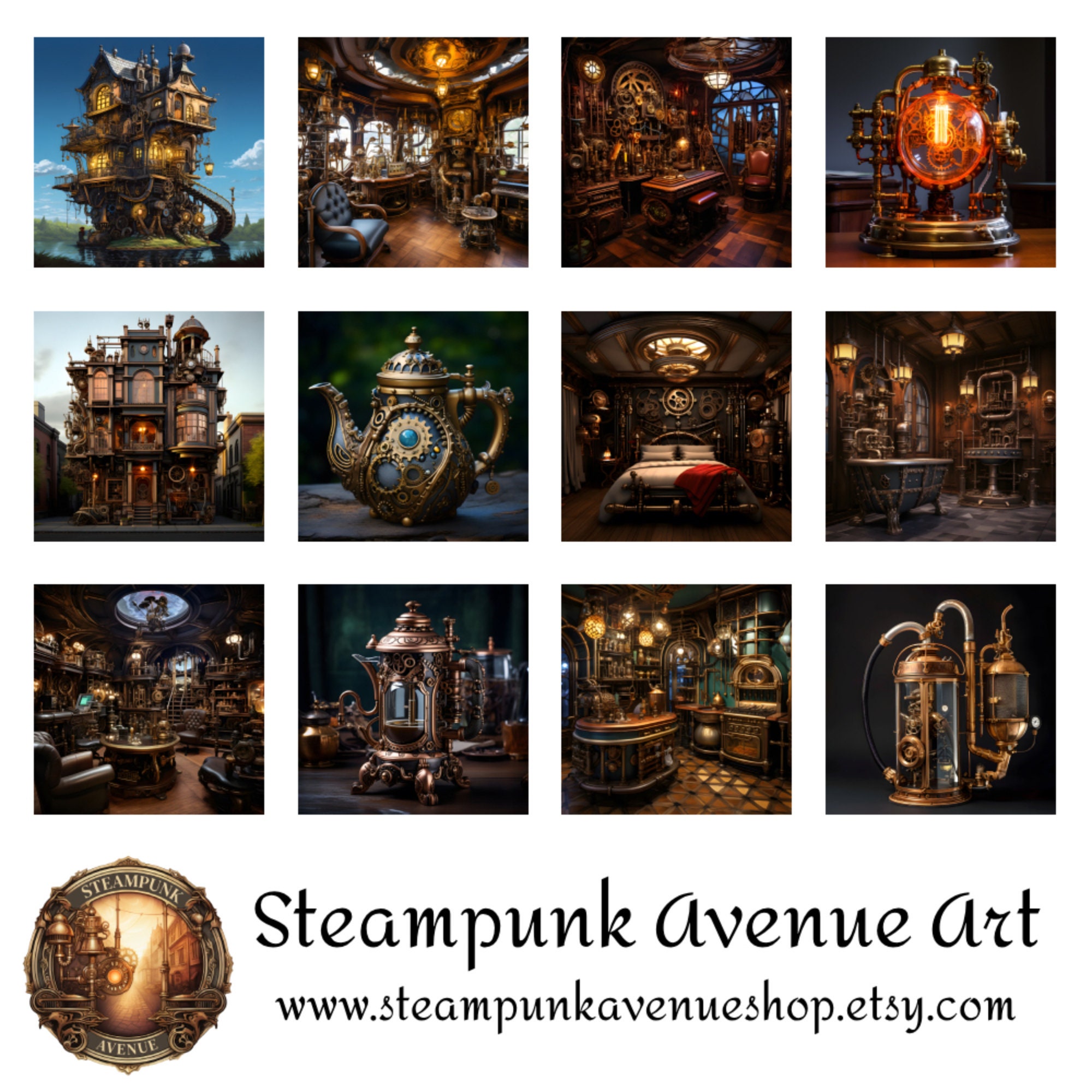 STEAMPUNK HOME CALENDAR 2024 H 11 X 8.5 a Great Gift for Anyone ...