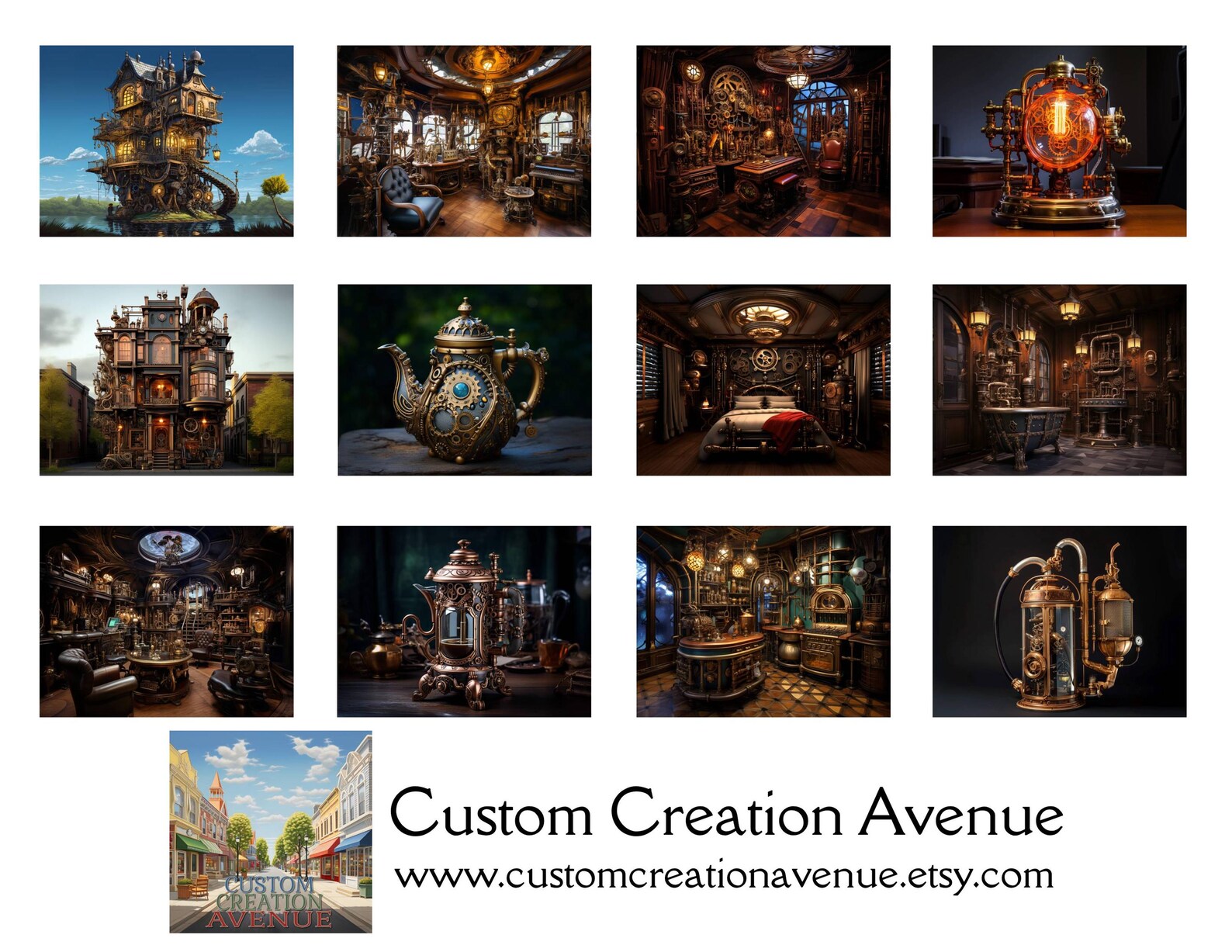 Steampunk Home Calendar 1 two Sizes: 8.5x8.5 & 11x8.5 Makes a Great ...