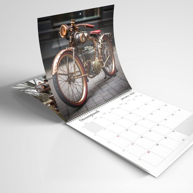 STEAMPUNK TRANSPORTATION CALENDAR 2024 8.5 X 8.5 is a Great, Fun Gift ...