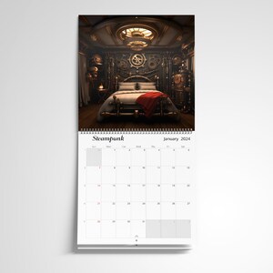 Steampunk Home Calendar 1 two Sizes: 8.5x8.5 & 11x8.5 Makes a Great ...