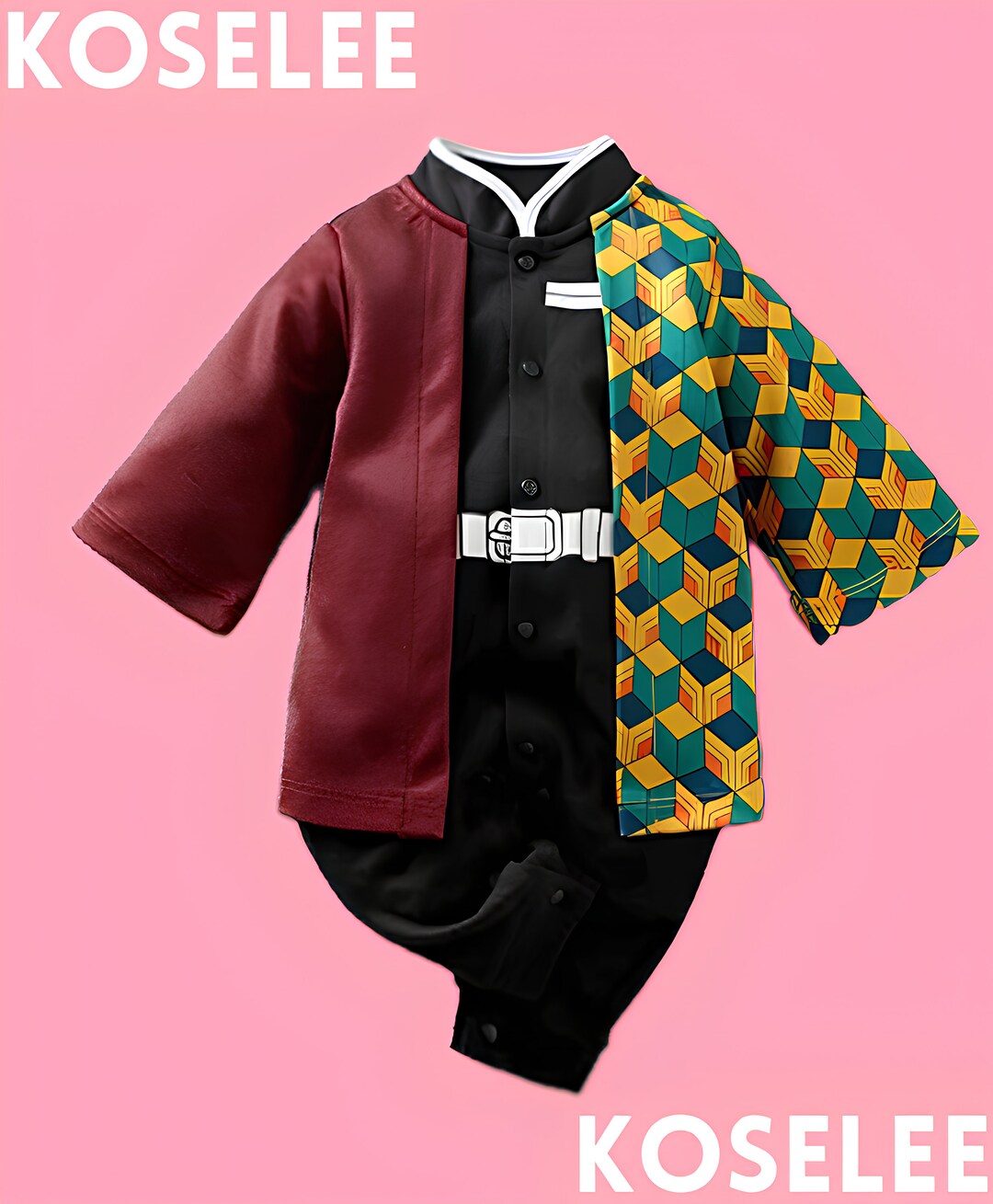 Buy Anime Demon Slayer Giyu Tomioka Baby Suit, Girl and Boy Costume ...