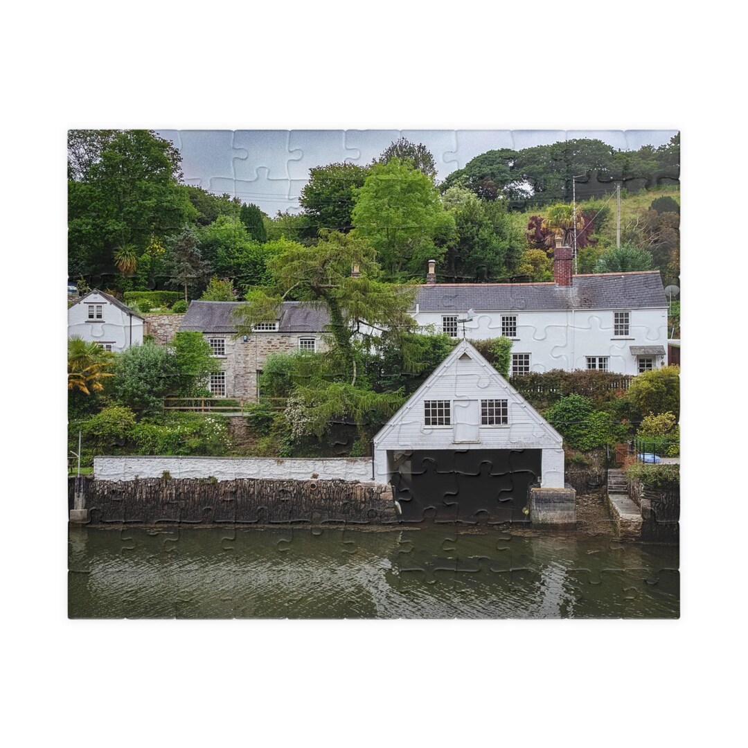 Helford Estuary Cornwall Boathouse Landscape Puzzle 252 520 1014-piece ...