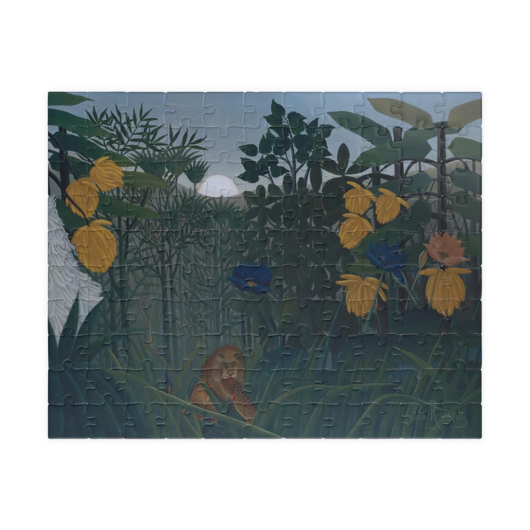 The Repast of the Lion - Henri Rousseau Puzzle | 110-520 Piece Jigsaw ...